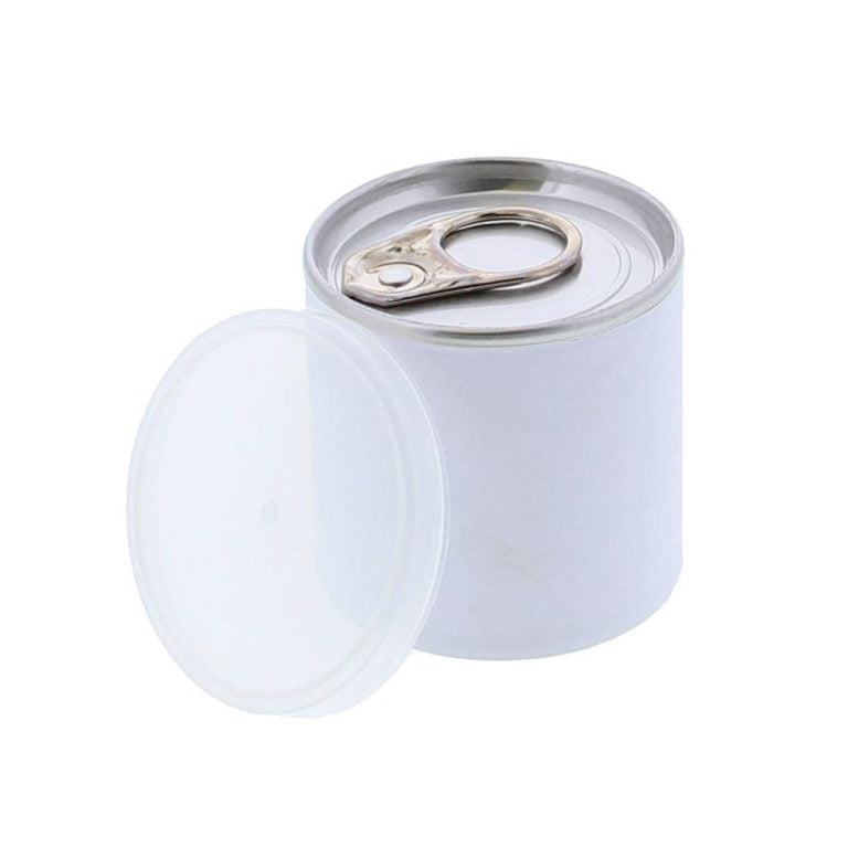 Conservenblik wit klein - MijnSuikerBoon